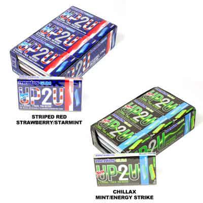 24 Pack - Mentos UP2U Sugar Free Gum - 336 Total Pieces per Order ...