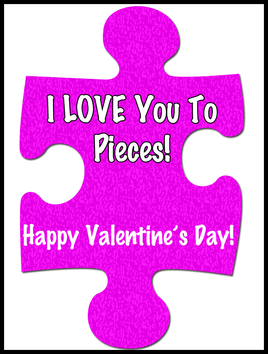 Free Printable Valentine's: Puzzle Theme - Enza's Bargains