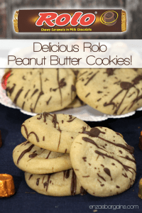 Cookies Made With Rolos - Rolo Peanut Butter Cookies