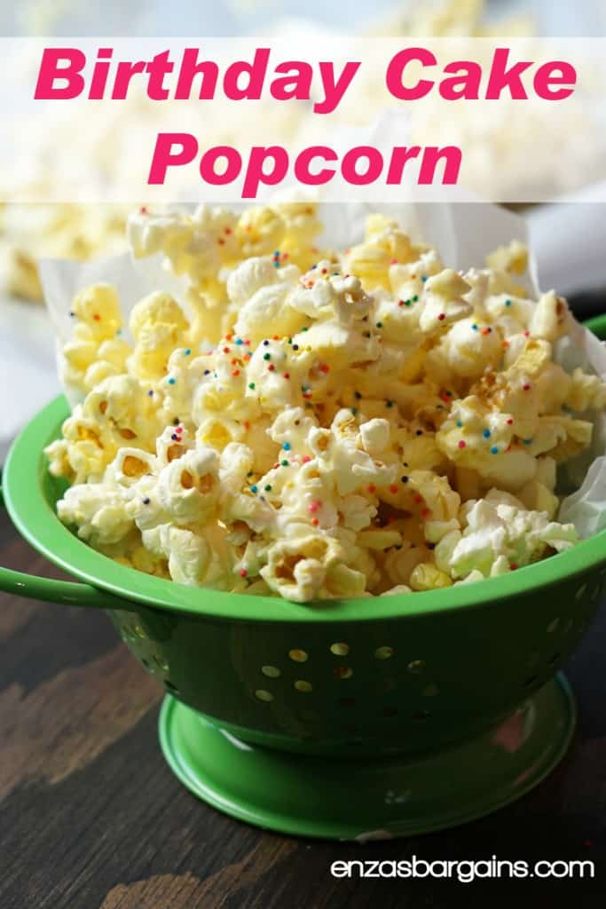 Birthday Cake Popcorn Recipe