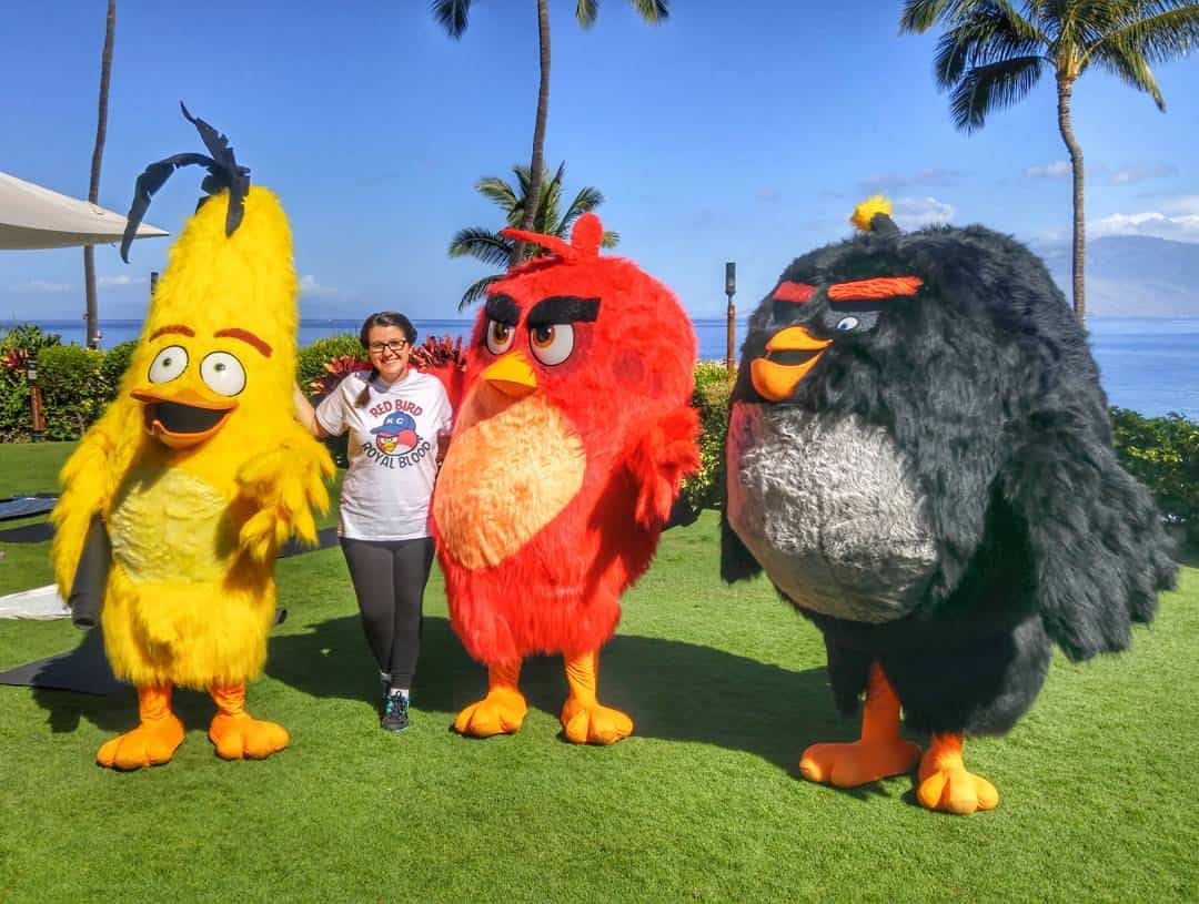 I don't always do yoga, but when I do it is in HAWAII - Angry Birds ...