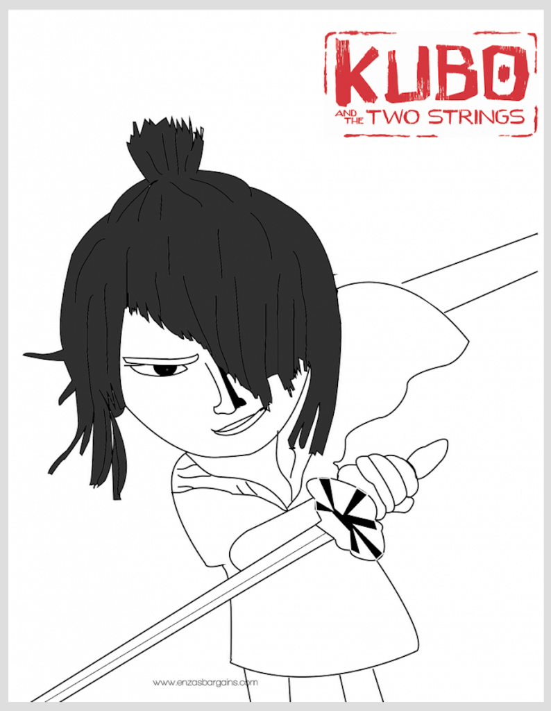 Kubo Coloring Sheet
