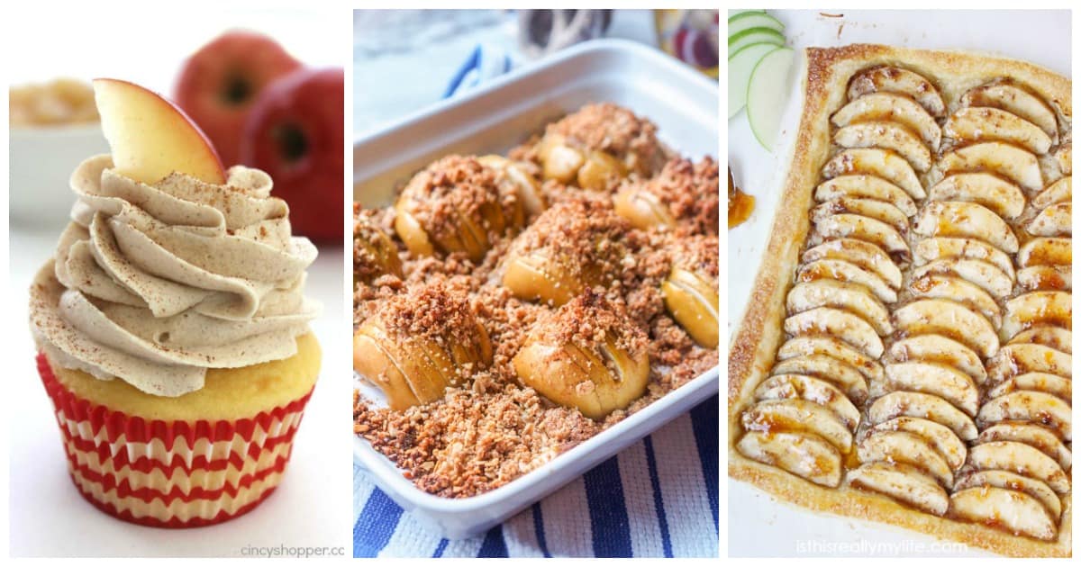 31 Apple Desserts & Treats - Apple Recipes to LOVE - Enza's Bargains