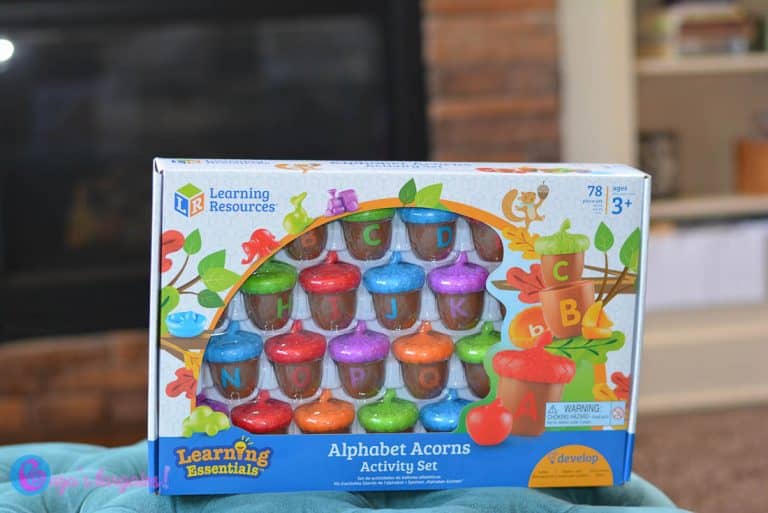Alphabet Acorns Activity Set Review - Enza's Bargains