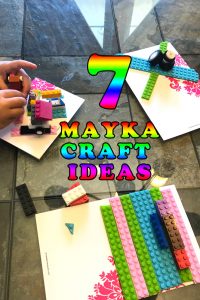 Mayka Tape Craft Ideas - Lego Themed Cards - Enza's Bargains