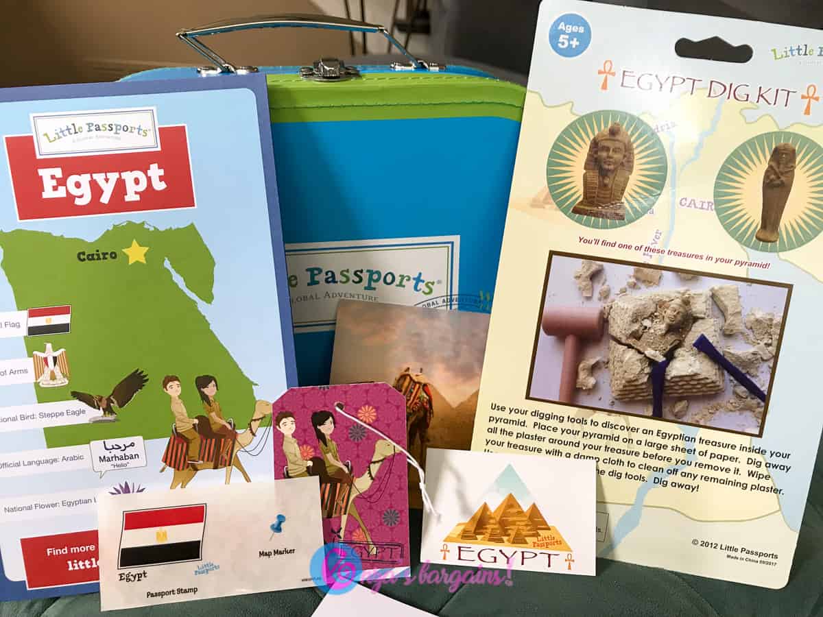 Little Passports Egypt Dig Kit and Review - Enza's Bargains