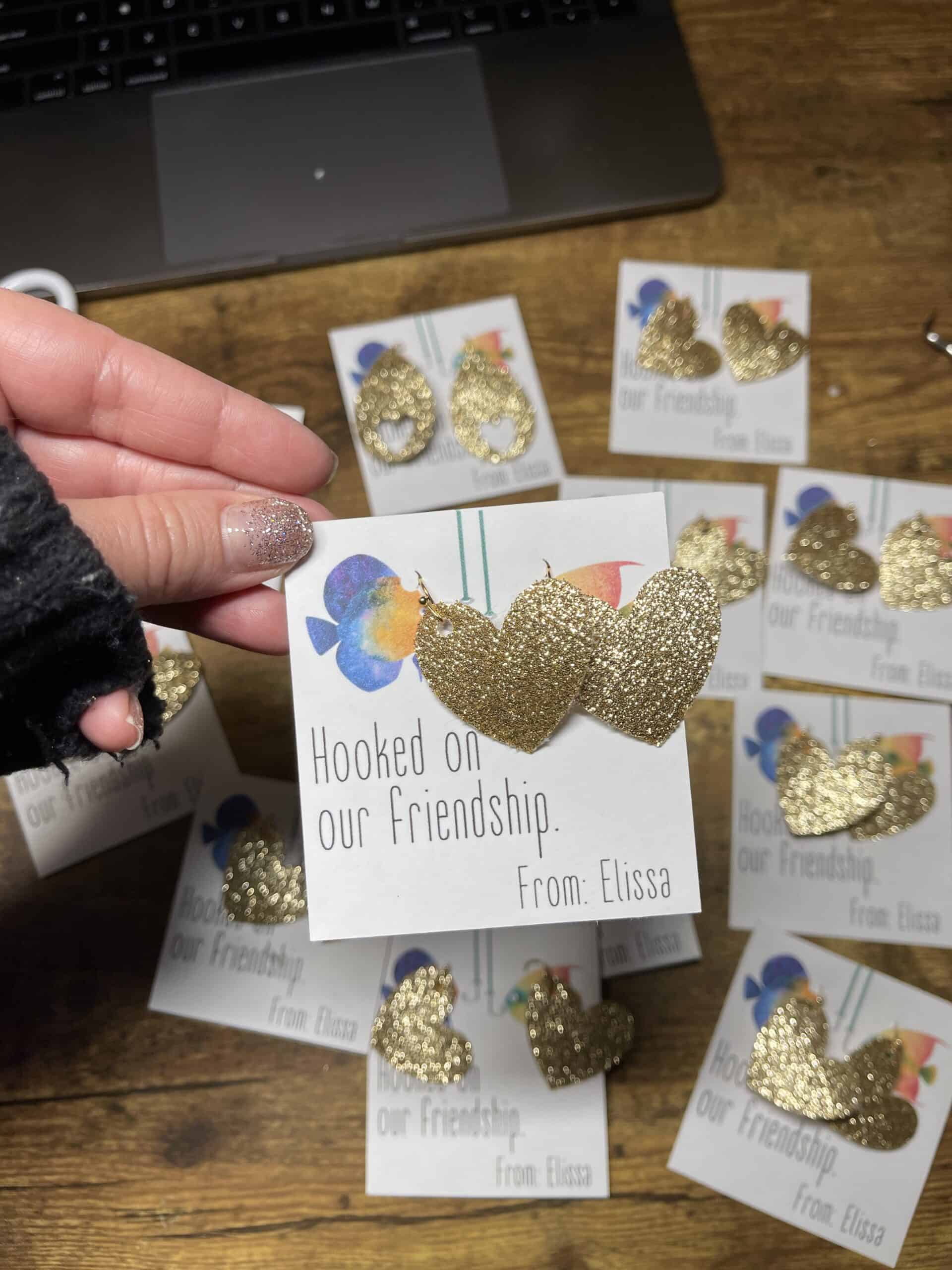 Cricut Earring Card Idea - With Earring Pun and Earring design