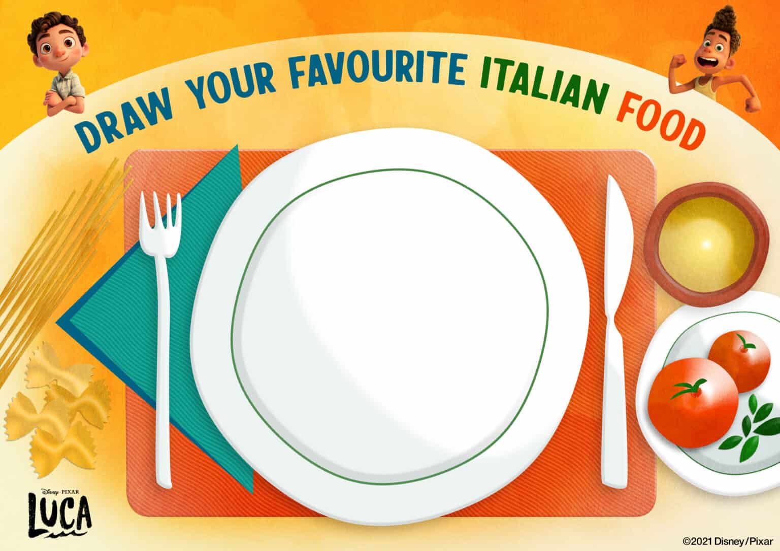 Disney Pixar's Luca Activity Sheets - Enza's Bargains