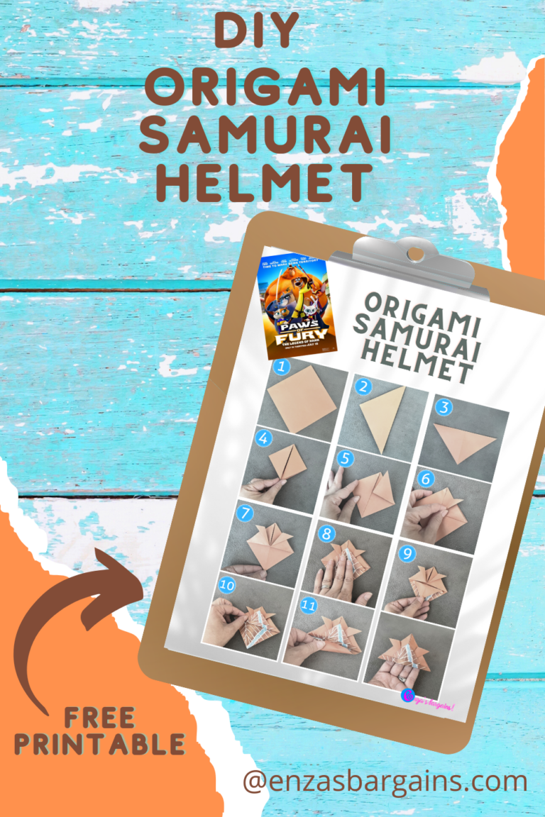 Origami Samurai Helmet for Paws of Fury: The Legend Hank