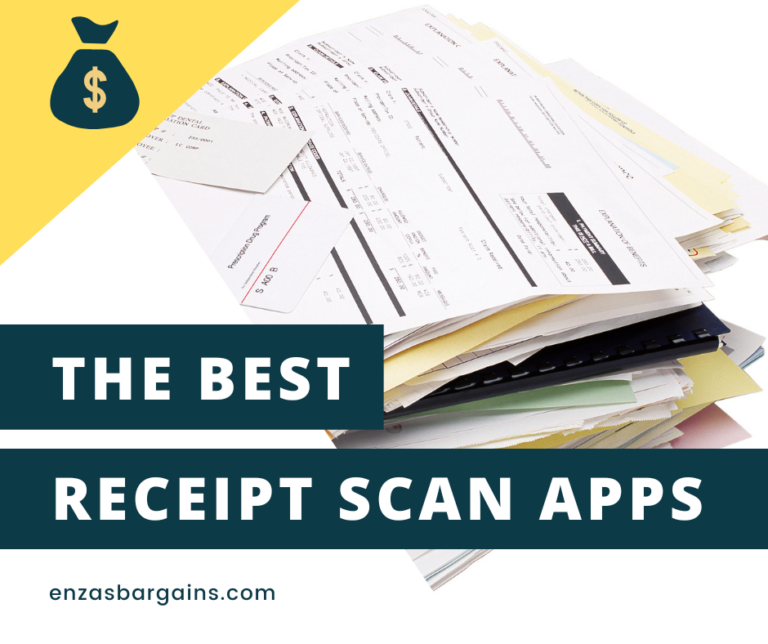 Best Receipt Scan Apps List - Enza's Bargains