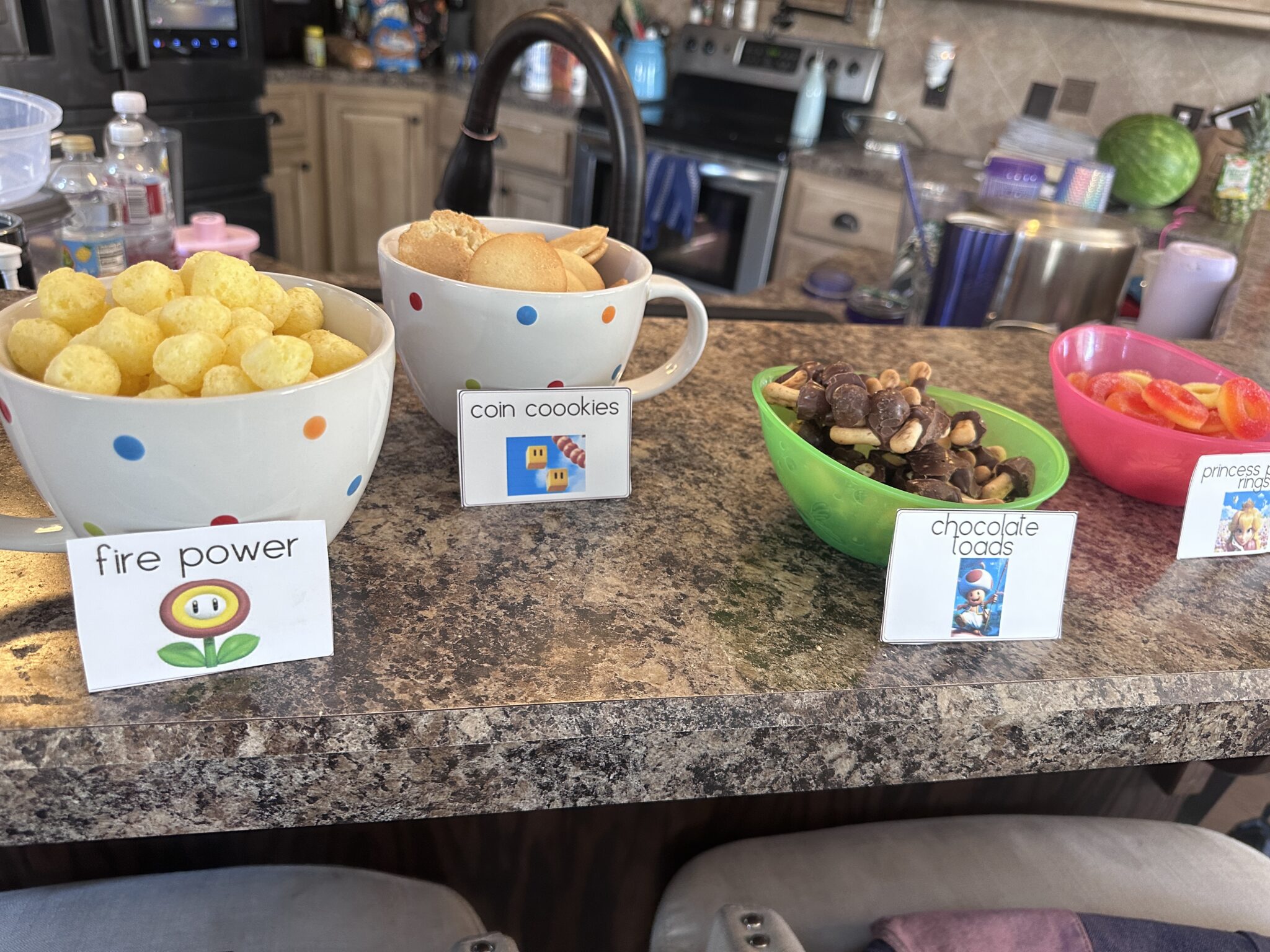 Easy Super Mario Themed Food - Enza's Bargains