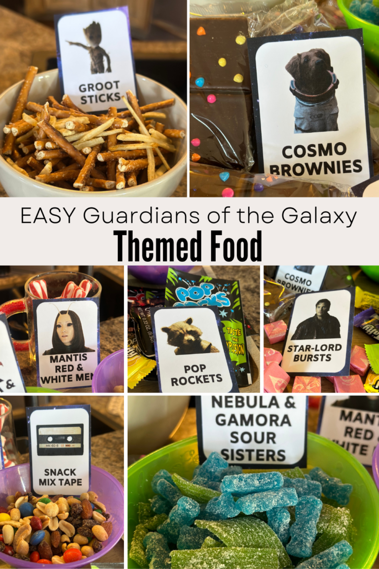 Guardians of the Galaxy Themed Food for a Party - Enza's Bargains