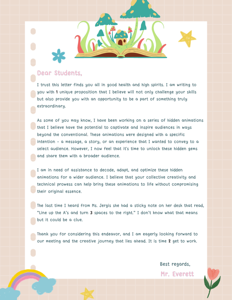 Animation Themed Escape Room for the Classsroom - Enza's Bargains