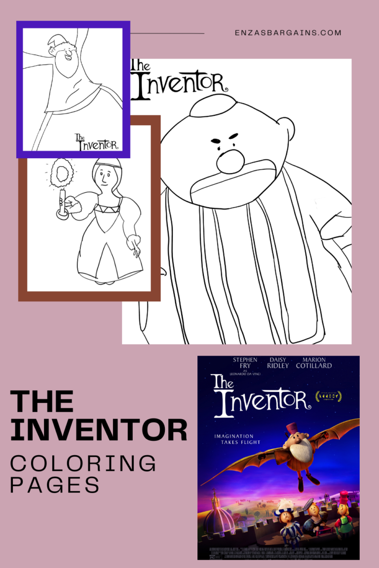 The Inventor Coloring Pages - Enza's Bargains