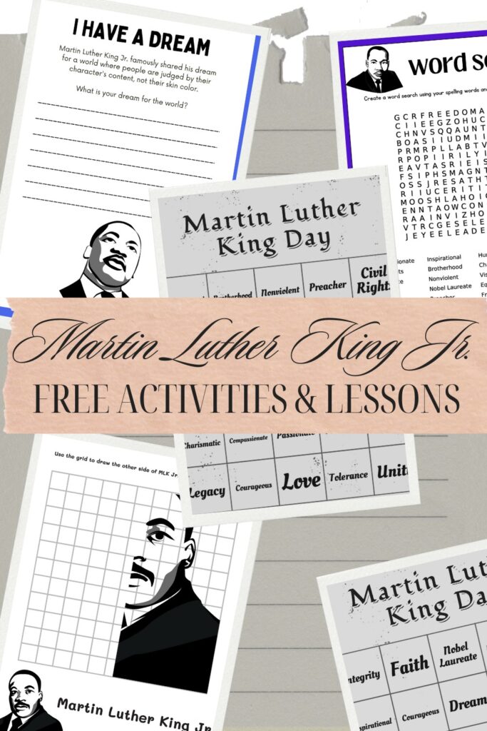 Martin Luther King Jr. Day Activities and Lesson Plans - Enza's Bargains