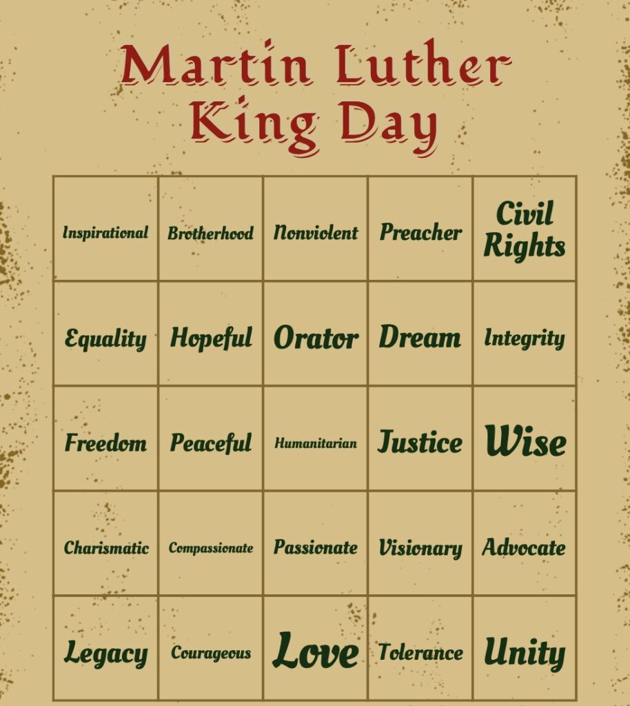 Martin Luther King Jr. Day Activities and Lesson Plans - Enza's Bargains