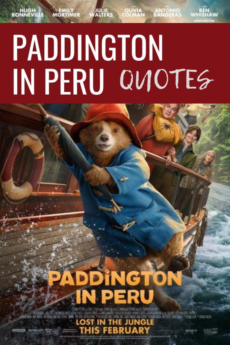 Paddington in Peru Quotes - Enza's Bargains