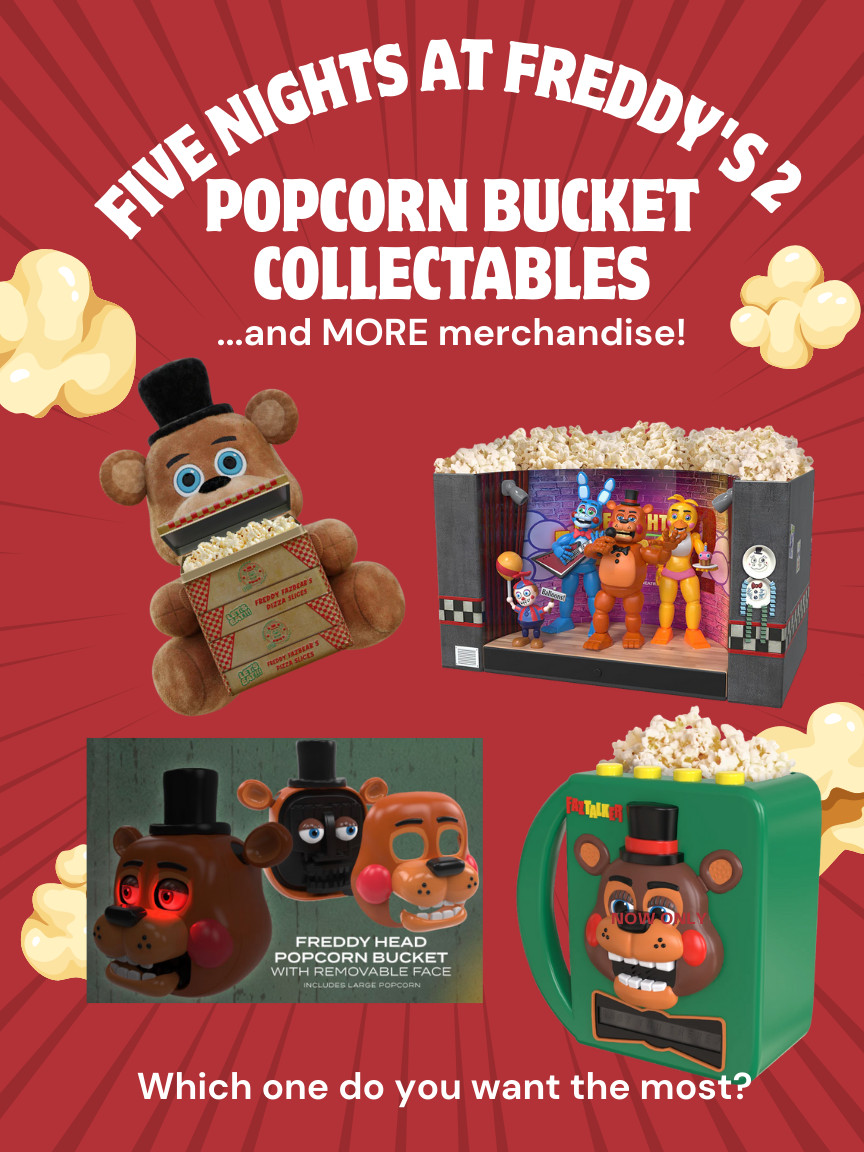 Five Nights at Freddy's 2 Popcorn Bucket Collectables - Enza's Bargains