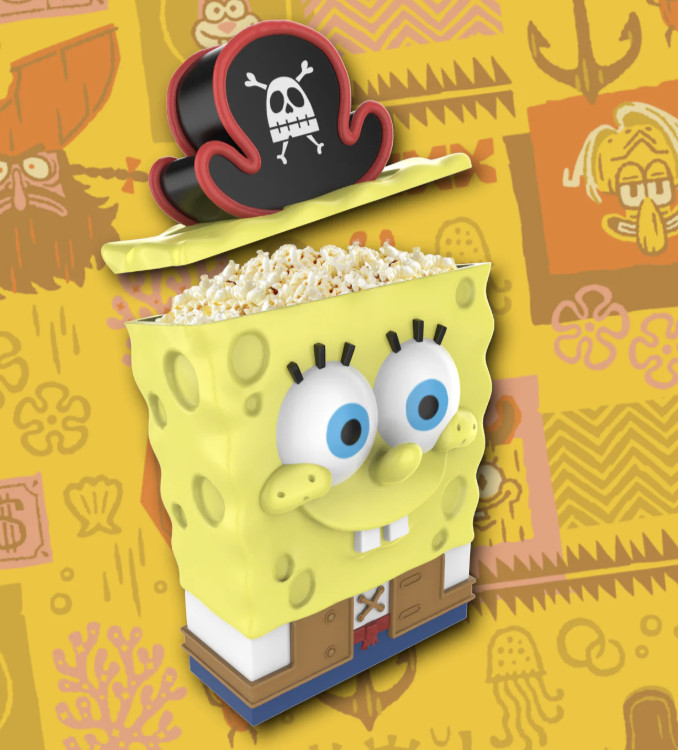 The SpongeBob Movie Popcorn Buckets Collectables - Enza's Bargains